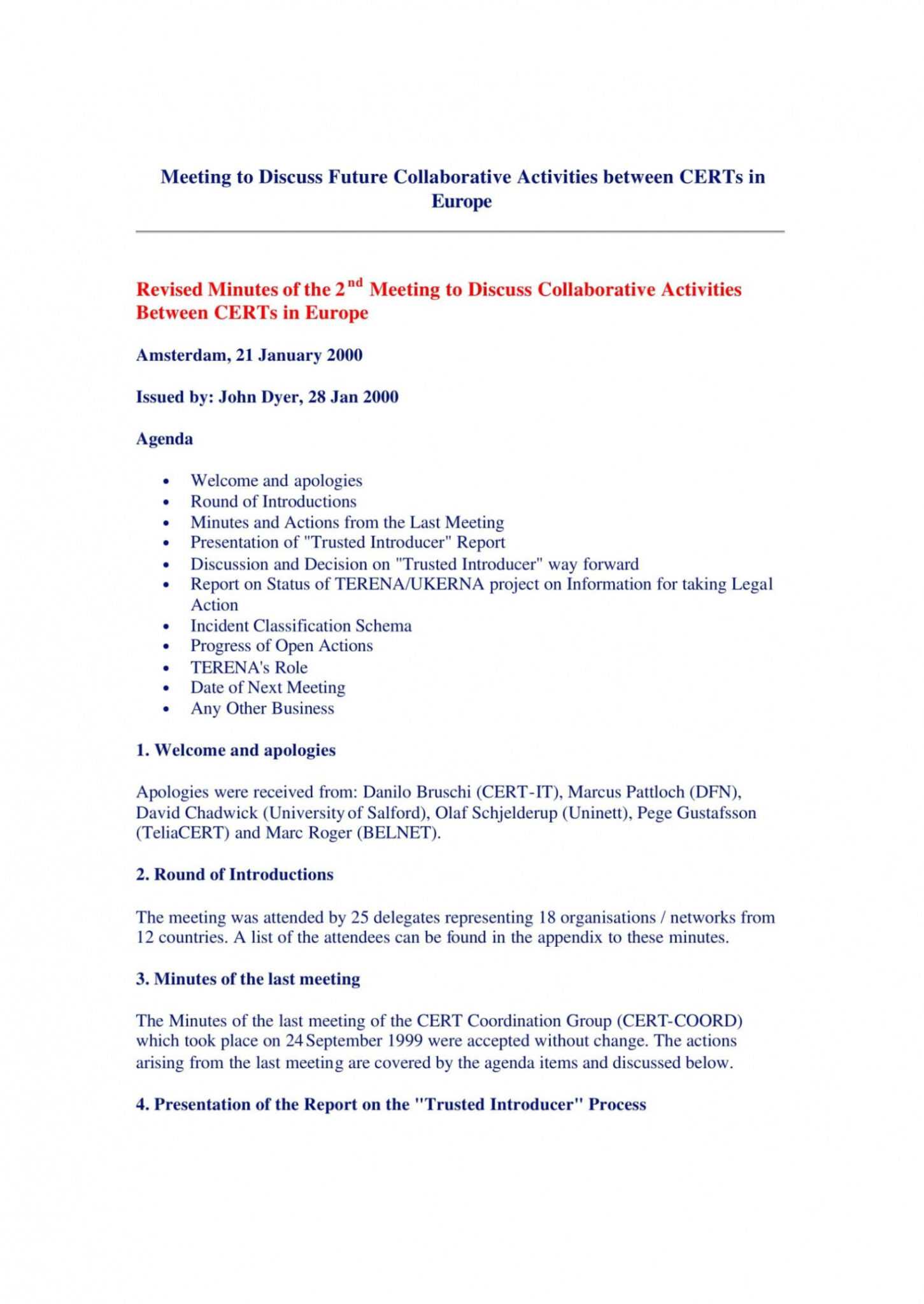 Minute Of Meeting Template Doc Great Professional Template Design