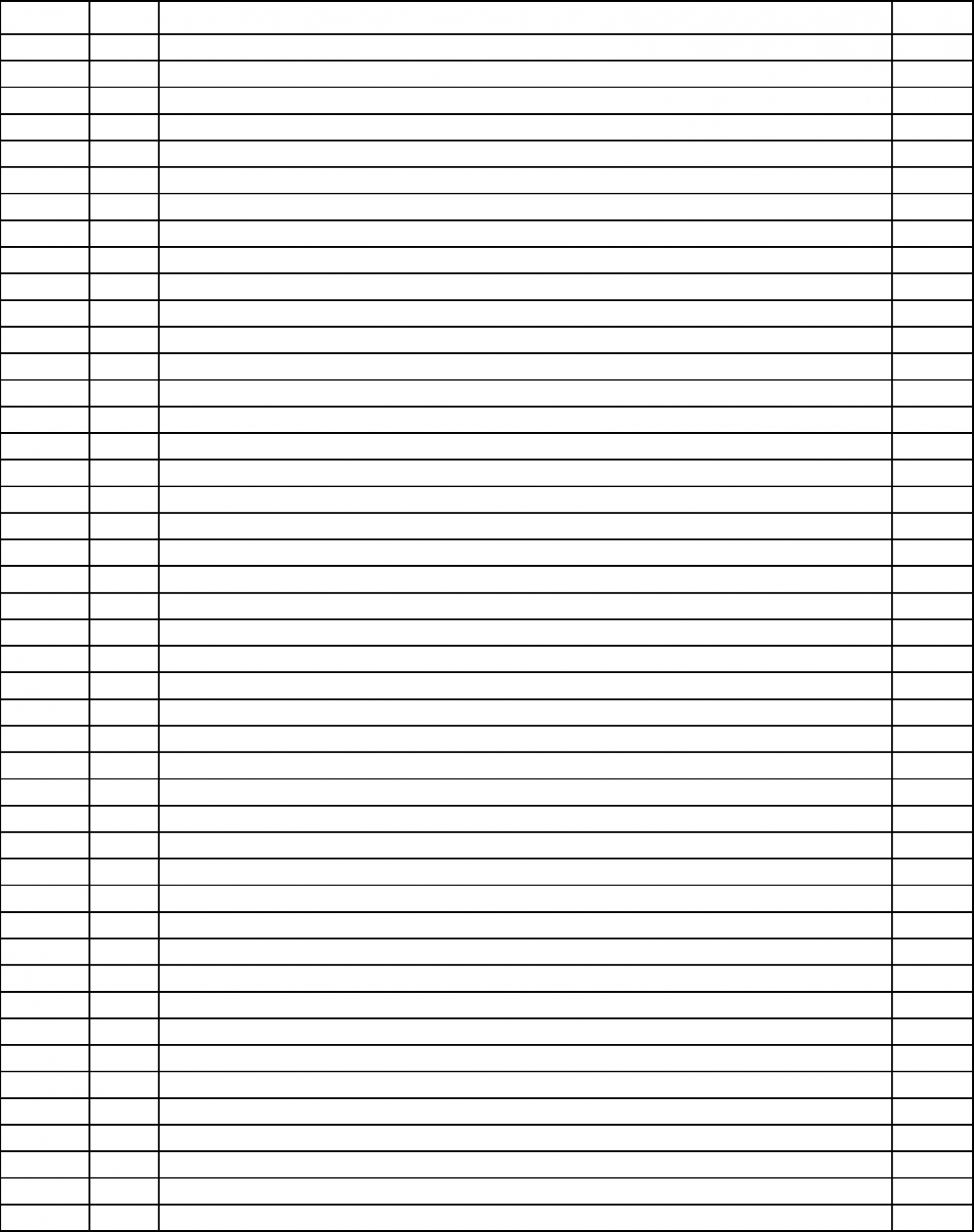 Blank Table Of Contents Template Pdf