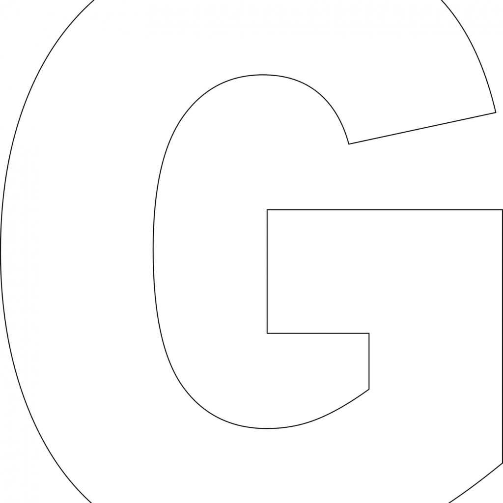 Large Letter Templates