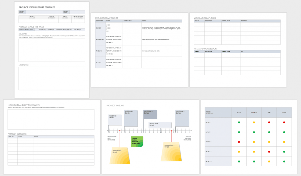 Software Development Status Report Template