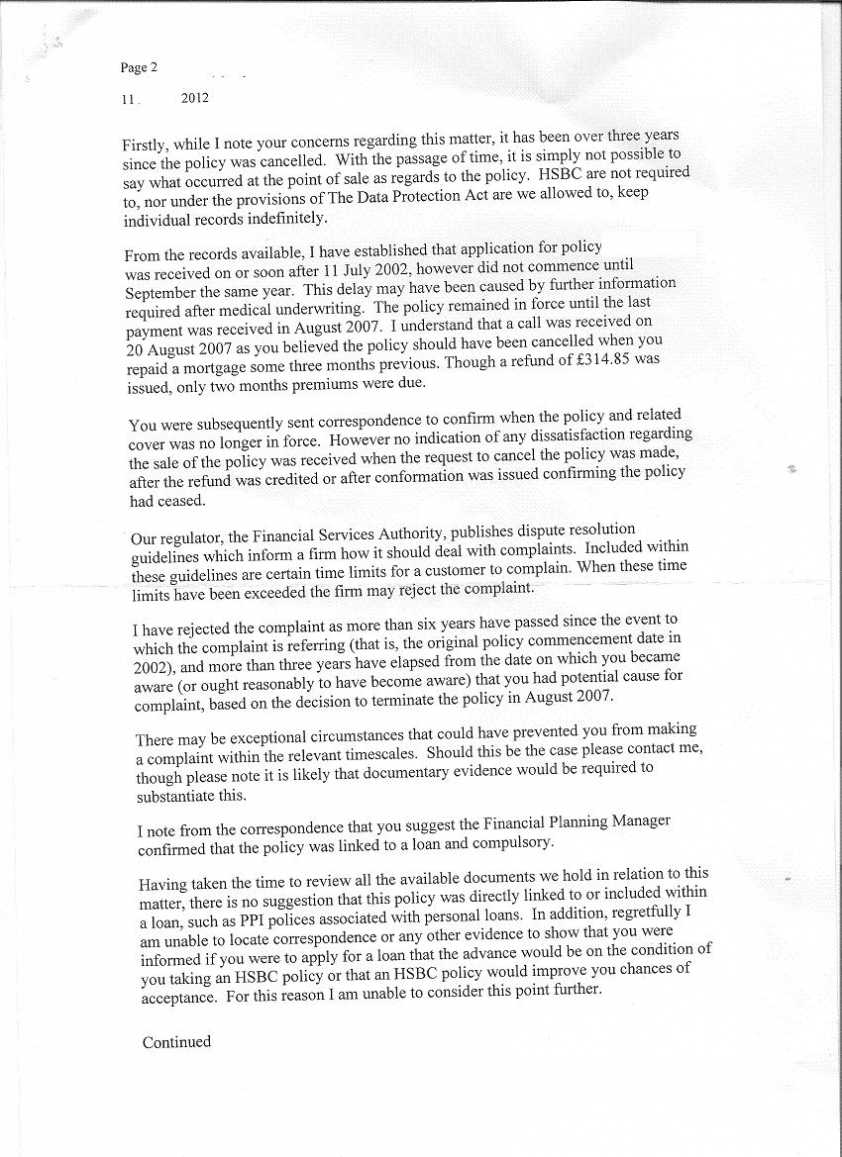 Ppi Claim Form Template Letter